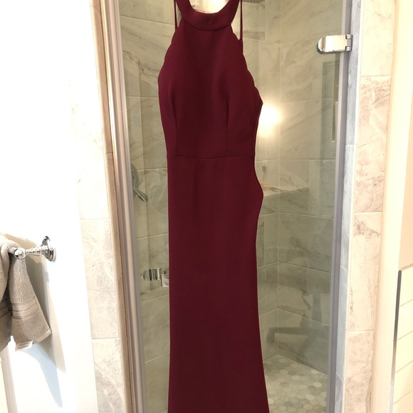 B Darlin | Dresses | B Darlin Redmaroon Form Fitting Prom Dress | Poshmark